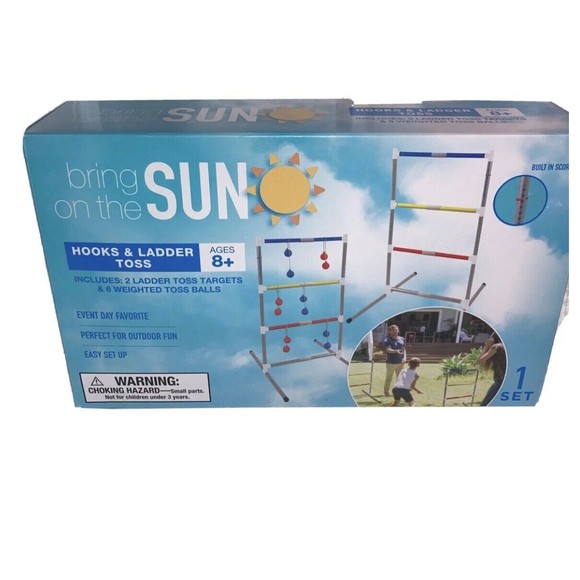 Costway | Toys | Ladder Ball Toss Game Set Indoor Outdoor W6 Bolas ...